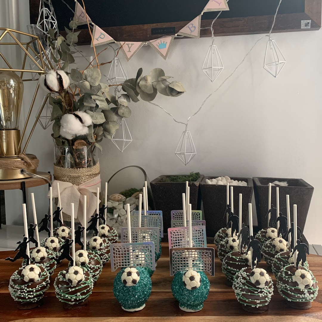 Soccer Theme Cake Pops /mini Donut Pops ( 12 Pieces ) - Etsy