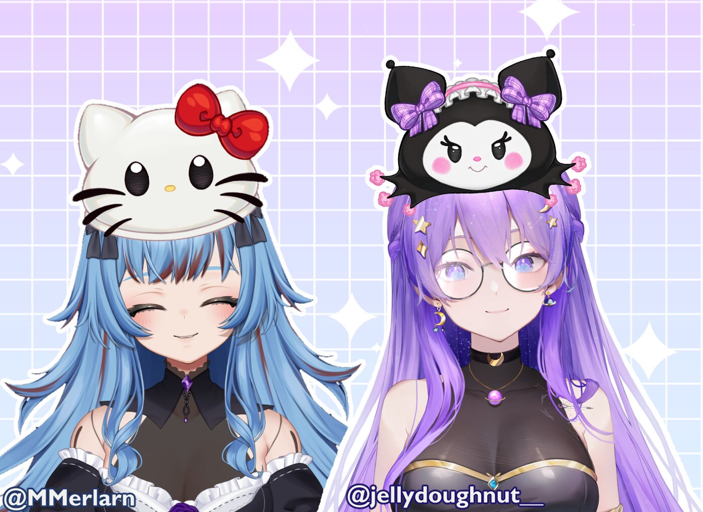 Kawaii Hat Vtuber Asset | Stream Decor - Etsy