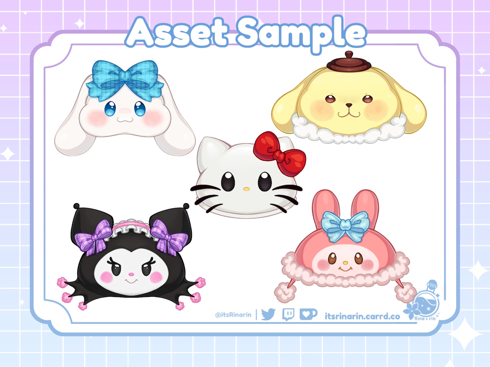 Kawaii Hat Vtuber Asset | Stream Decor - Etsy