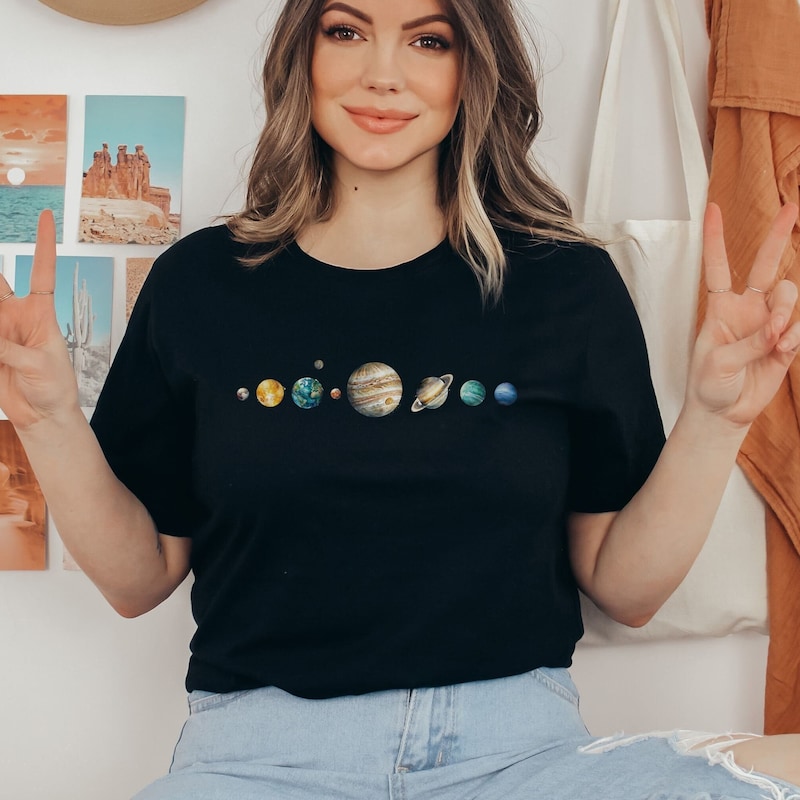Solar System Shirt - Etsy