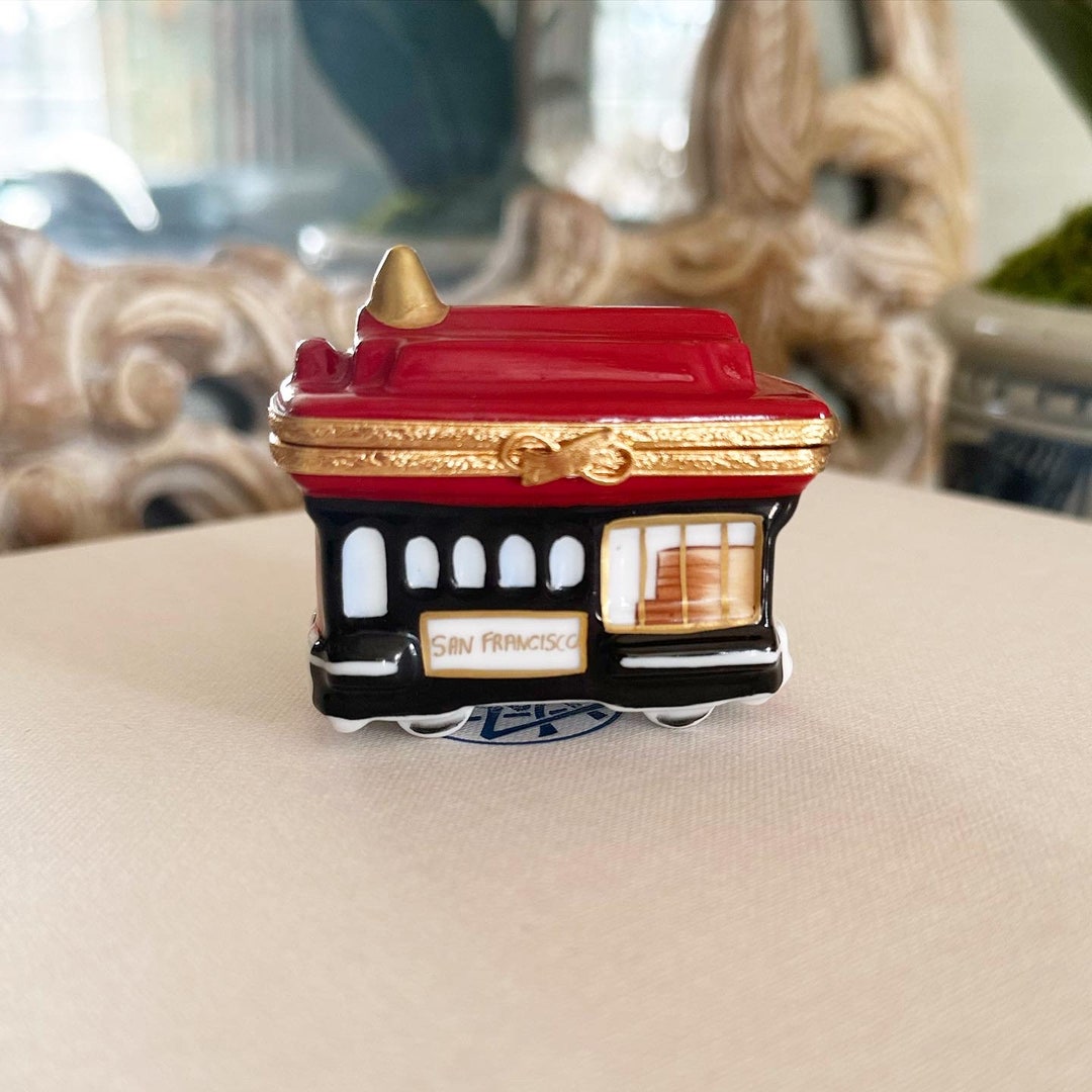 Limoges, France San Francisco Cable Car Trinket Box - Etsy