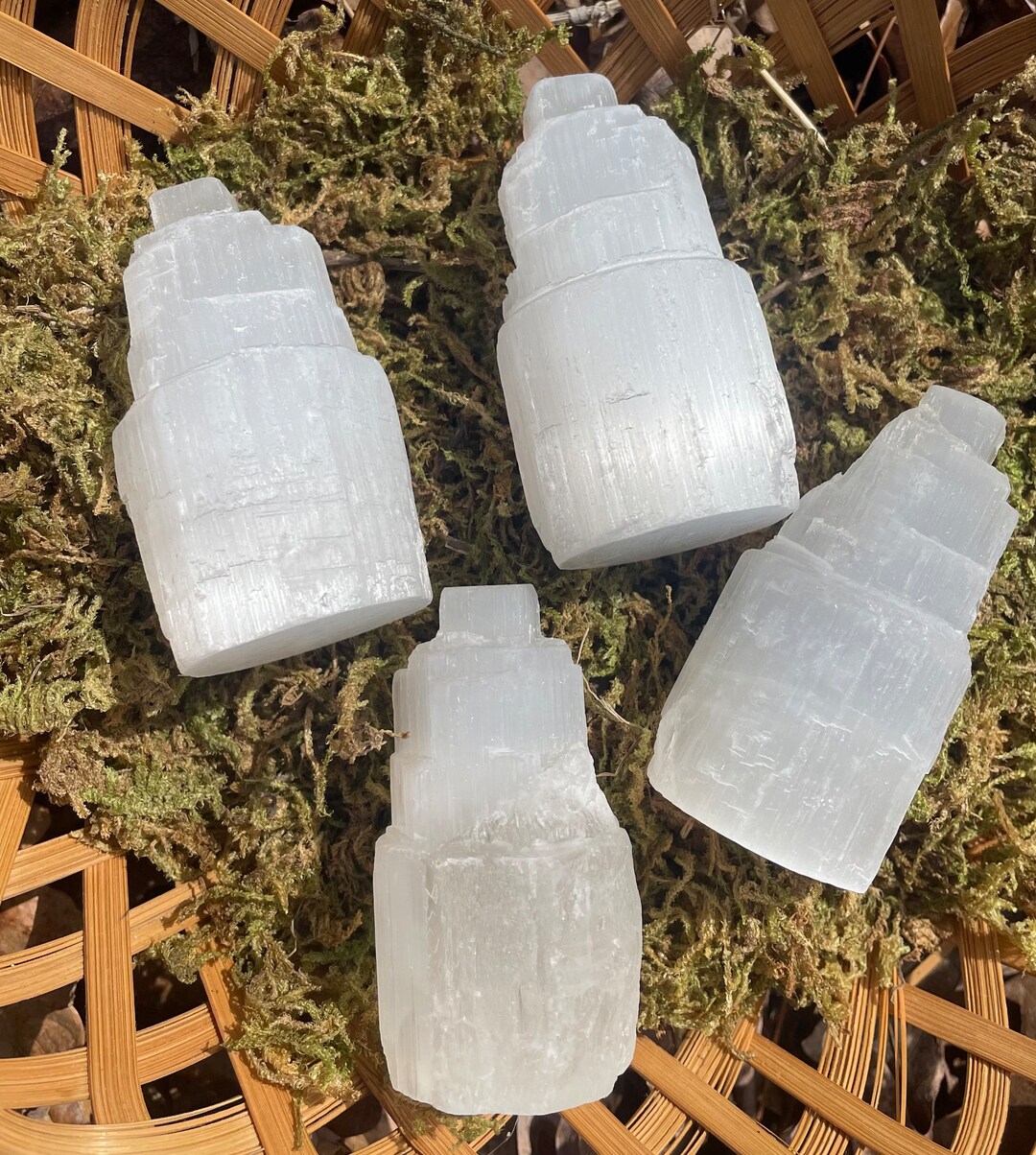 Mini Selenite Skyscraper Towers - Etsy