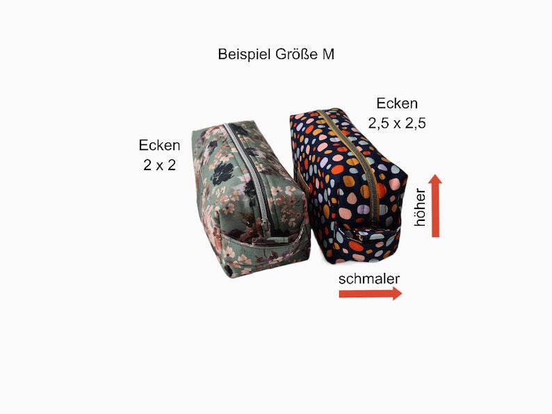 PDF Schnittmuster und Nähanleitung Boxy Bag Liamalia, Box Bag ...