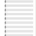 Blank Music Manuscript - Etsy