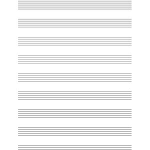 Blank Music Manuscript - Etsy