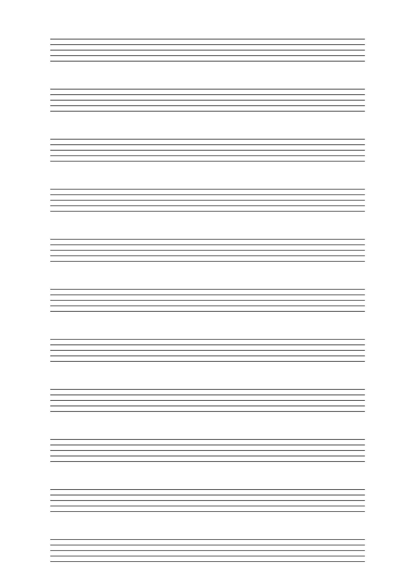 Blank Music Manuscript - Etsy