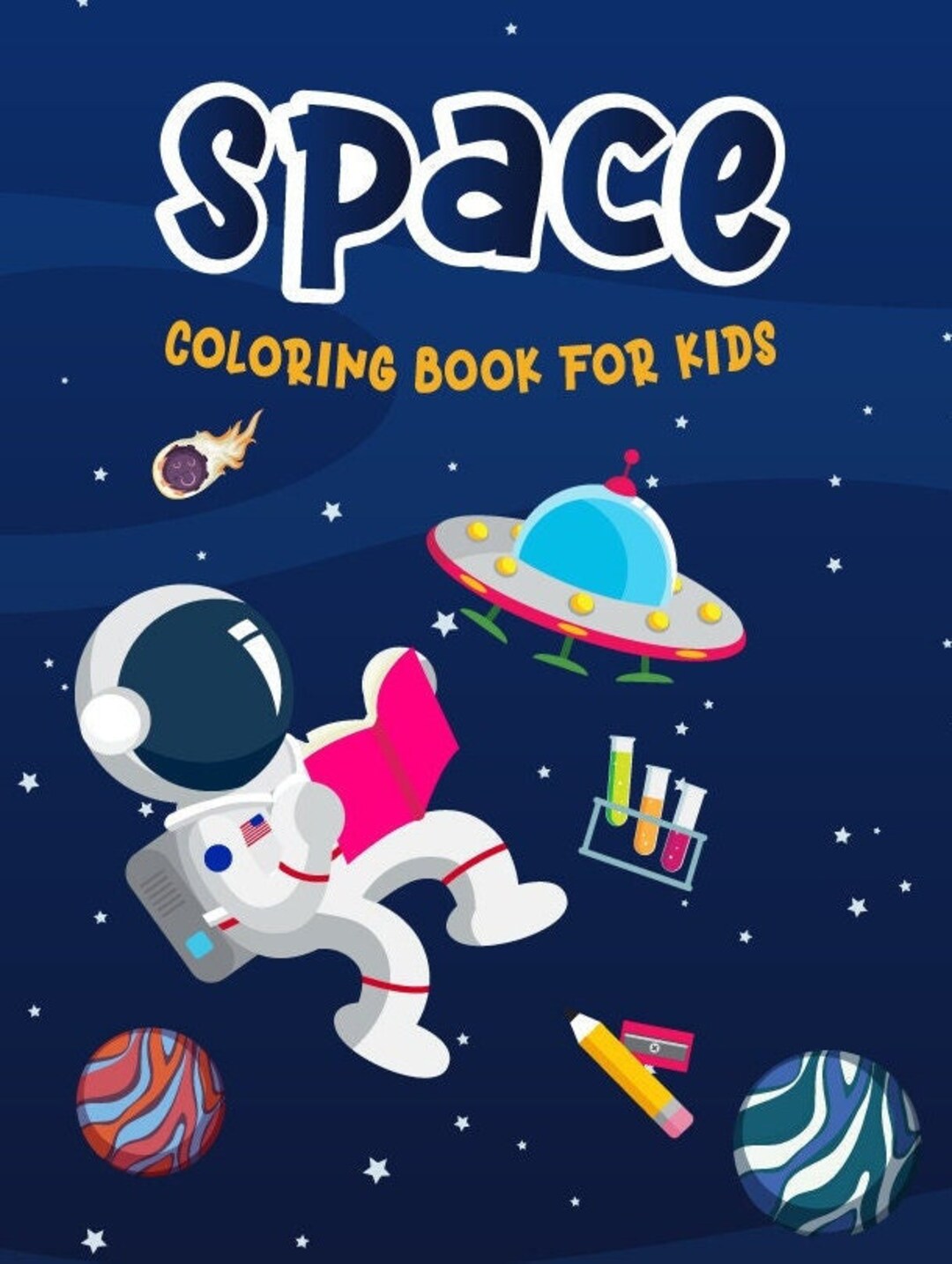 Space Coloring for Kids - - Etsy UK