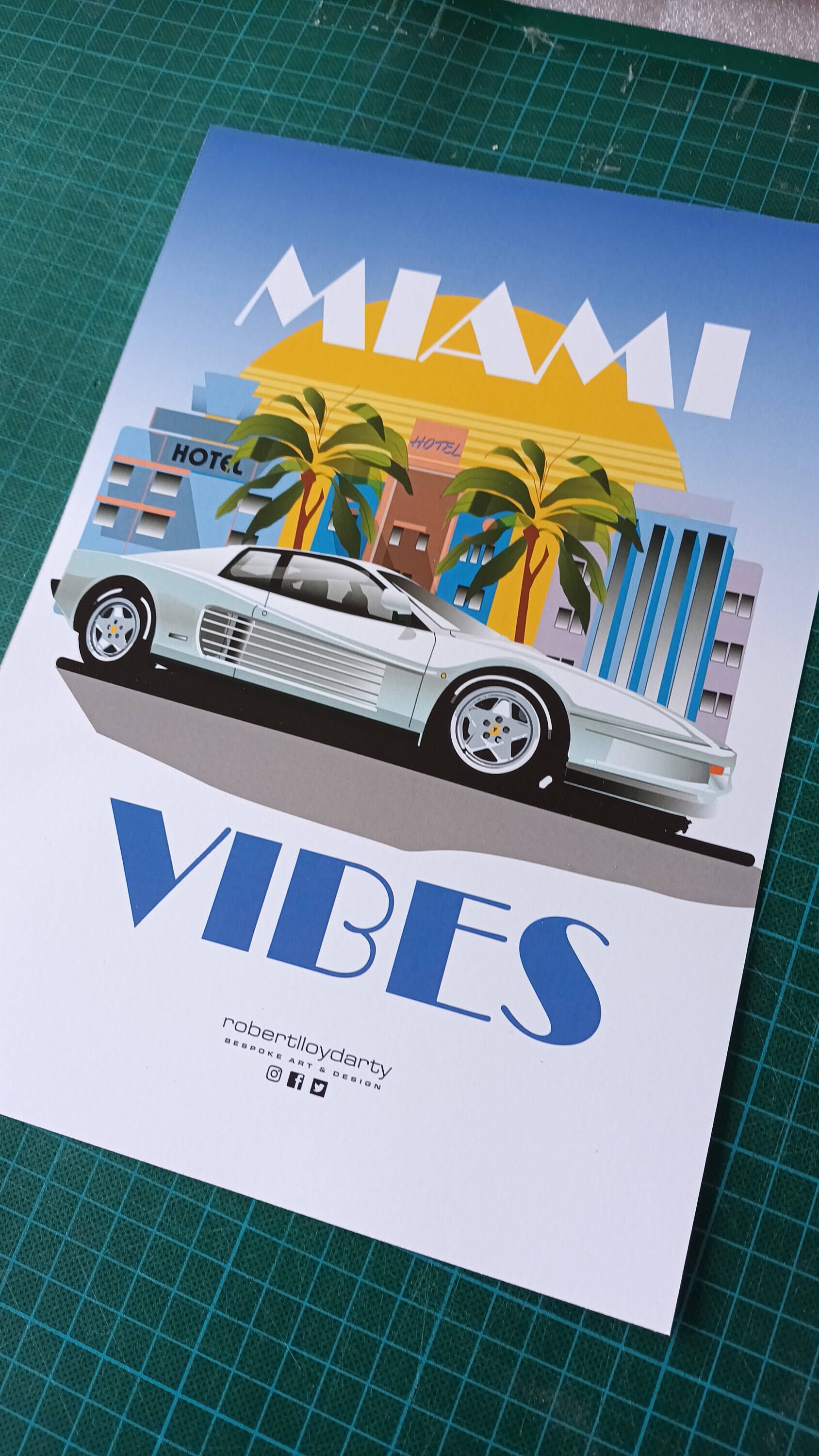 Ferrari Testarossa Miami Vibes, Miami, Ferrari, Detectives, Feeltheheat ...