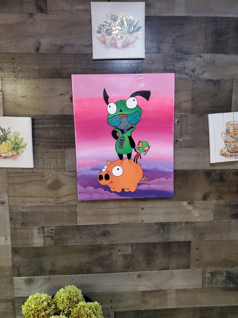 Invader Zim and Gir Fanart Poster - Etsy