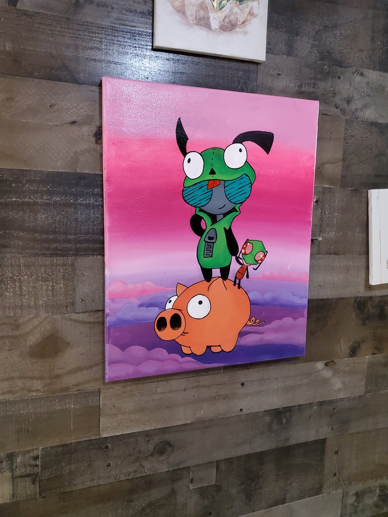 Invader Zim and Gir Fanart Poster - Etsy