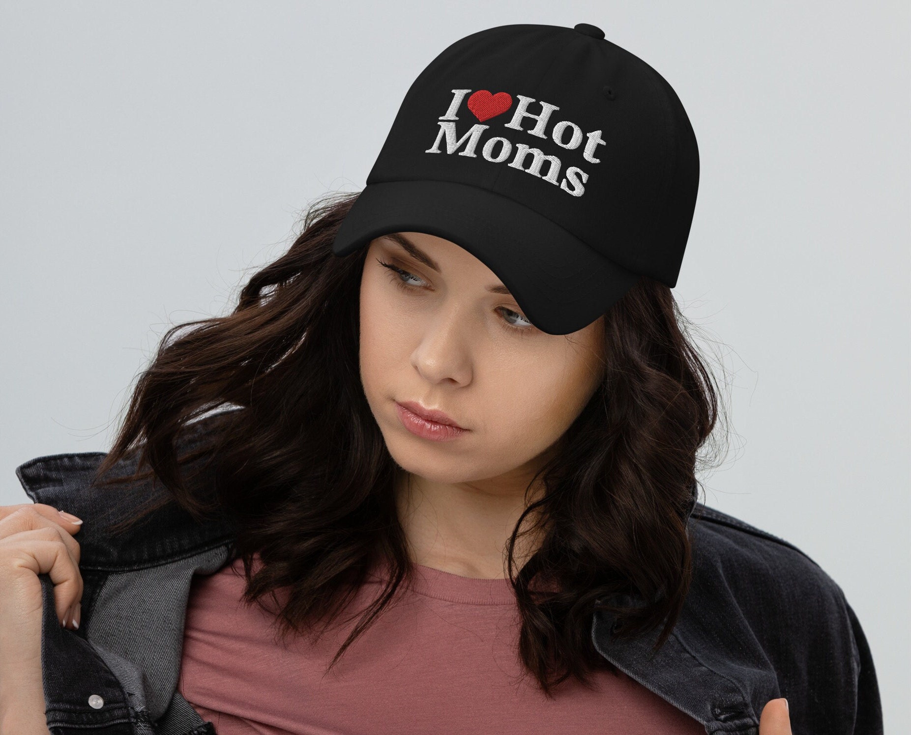 I Heart Hot Moms Cap I Love Moms Parody Hat I Love Moms - Etsy Australia