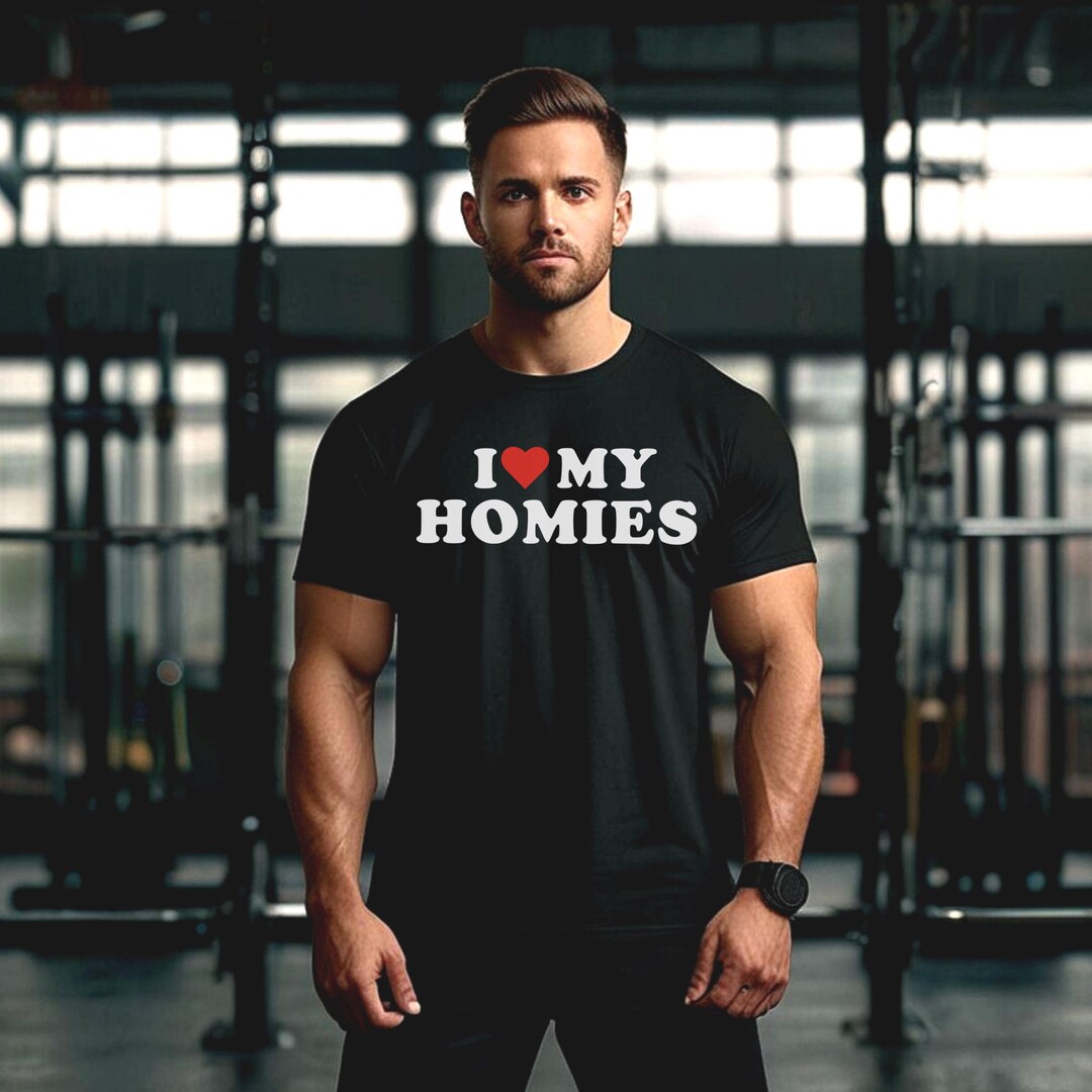 I Heart My Homies Shirt | I Love My Friends From the Hood Parody Unisex ...