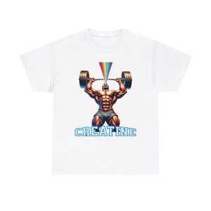 Creatine Bodybuilding T-shirt: Funny Gym Meme, Oversized Fit - Etsy