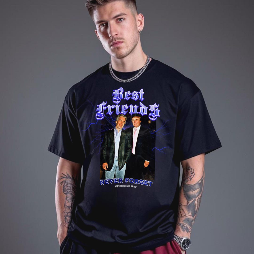 Bootleg Trump Epstein Photo Tee: Retro Style Graphic T-shirt - Etsy