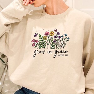 Religious Sweatshirt, Jesus Sweater, Bible Verse Jumper, Spiritual ...