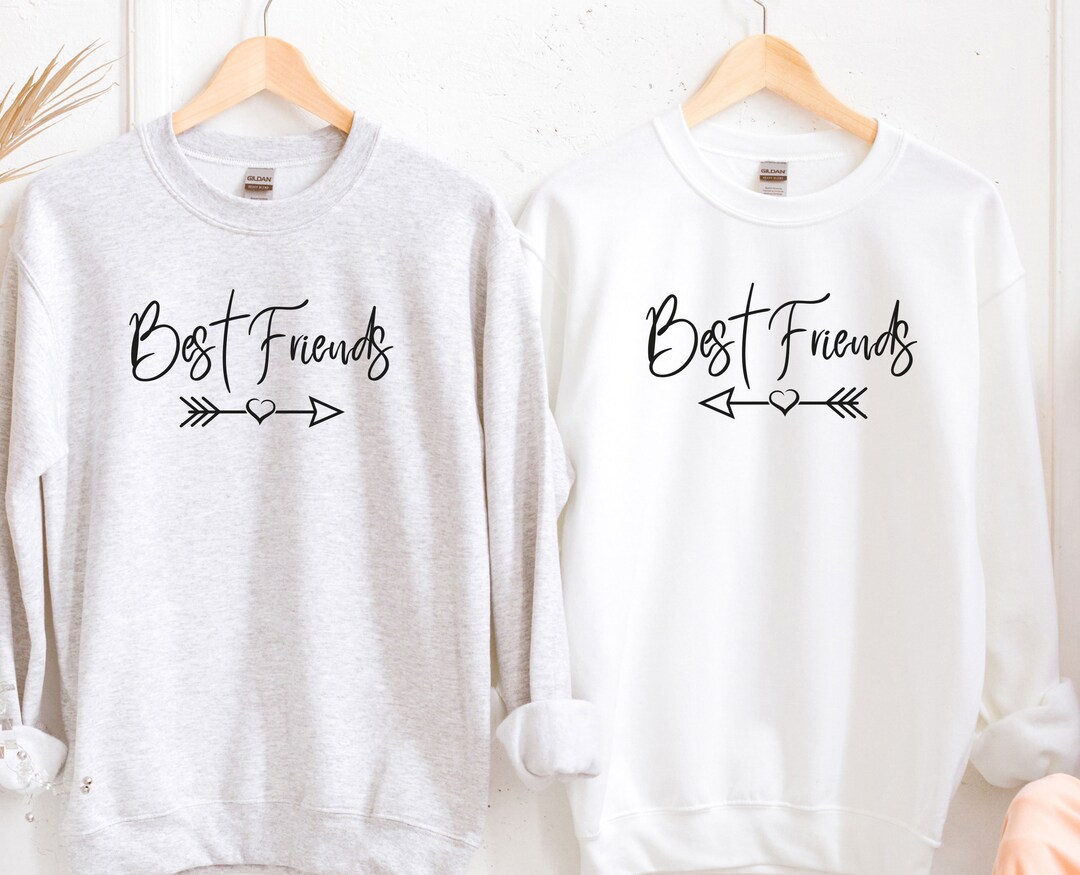 Matching Best Friends Sweatshirts, Best Friends Jumper, Gift for Best ...