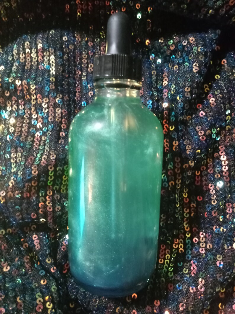 Sea Nymph Crystal Infused Shimmering Body Oil W/essential Oils - Etsy
