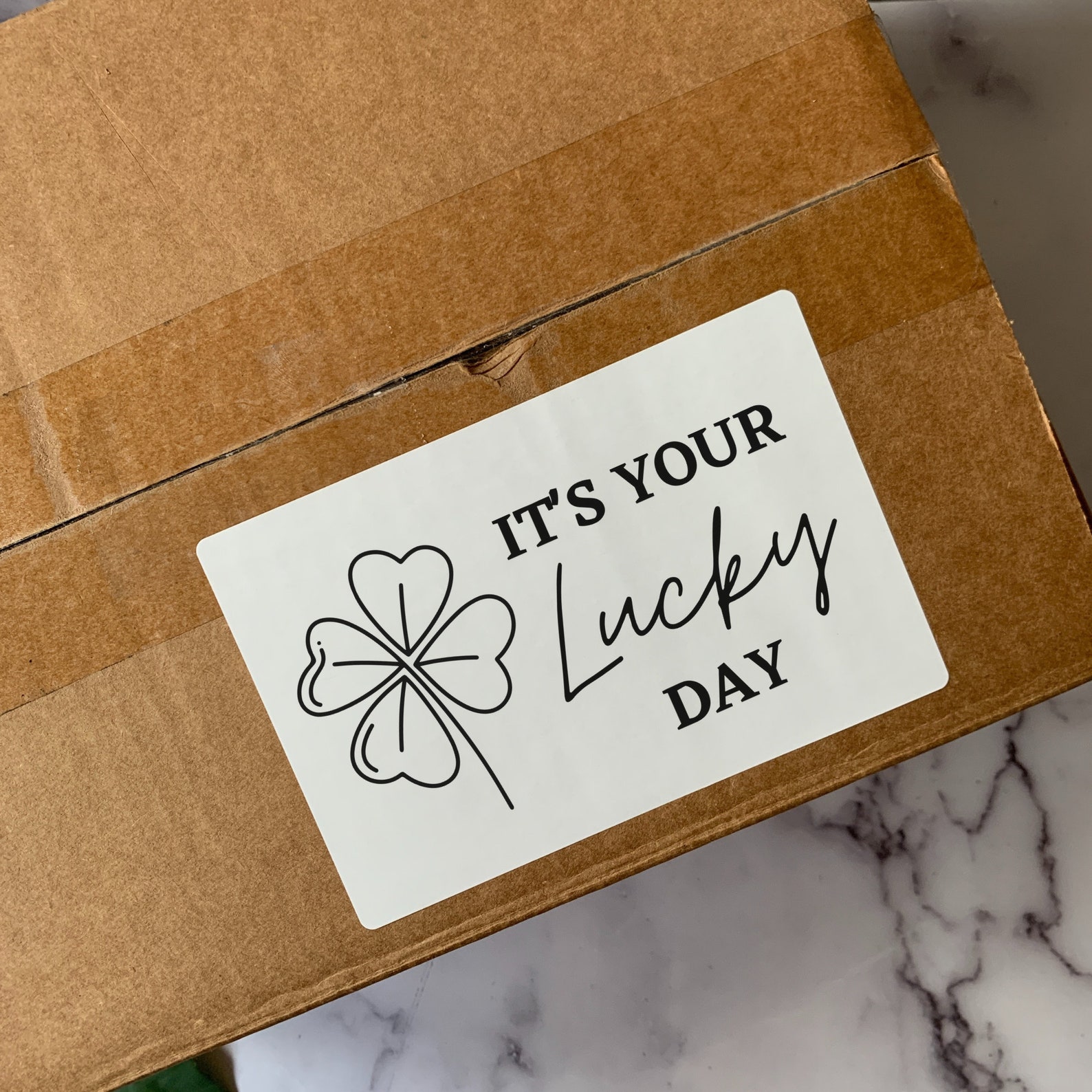 St. Patrick's Day Thermal Printer Labels, Small Business Packaging ...