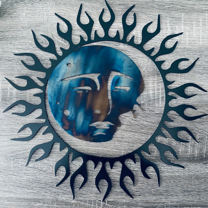 Metal Moon Wall Art - Etsy