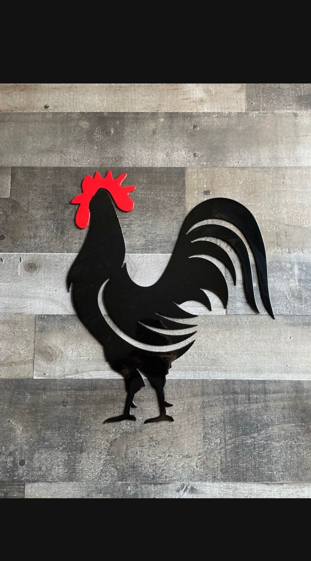 Rooster Metal Wall Decor - Etsy