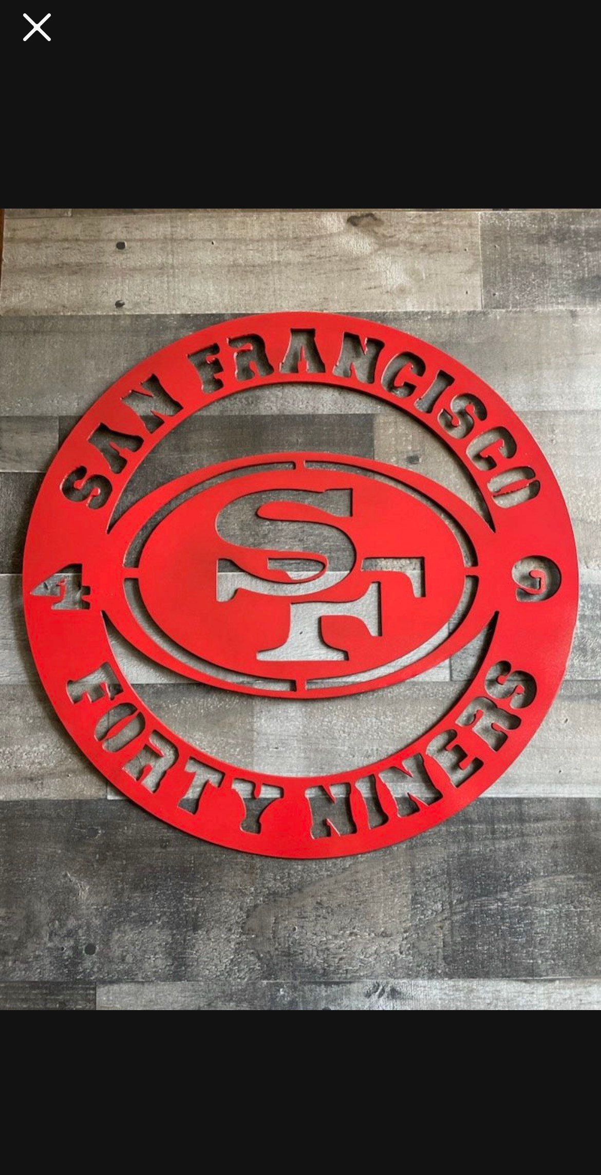 San Francisco 49ers Wall Decor - Etsy
