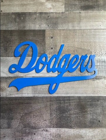 Dodgers Metal Wall Decor, Sport Metal Wall Art, LA Dodgers, Baseball ...