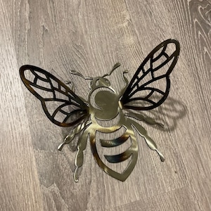 Metal Art Wasp Wall Decor, Metal Wall Decor, Metal Bee, Bee Decor, Bee ...