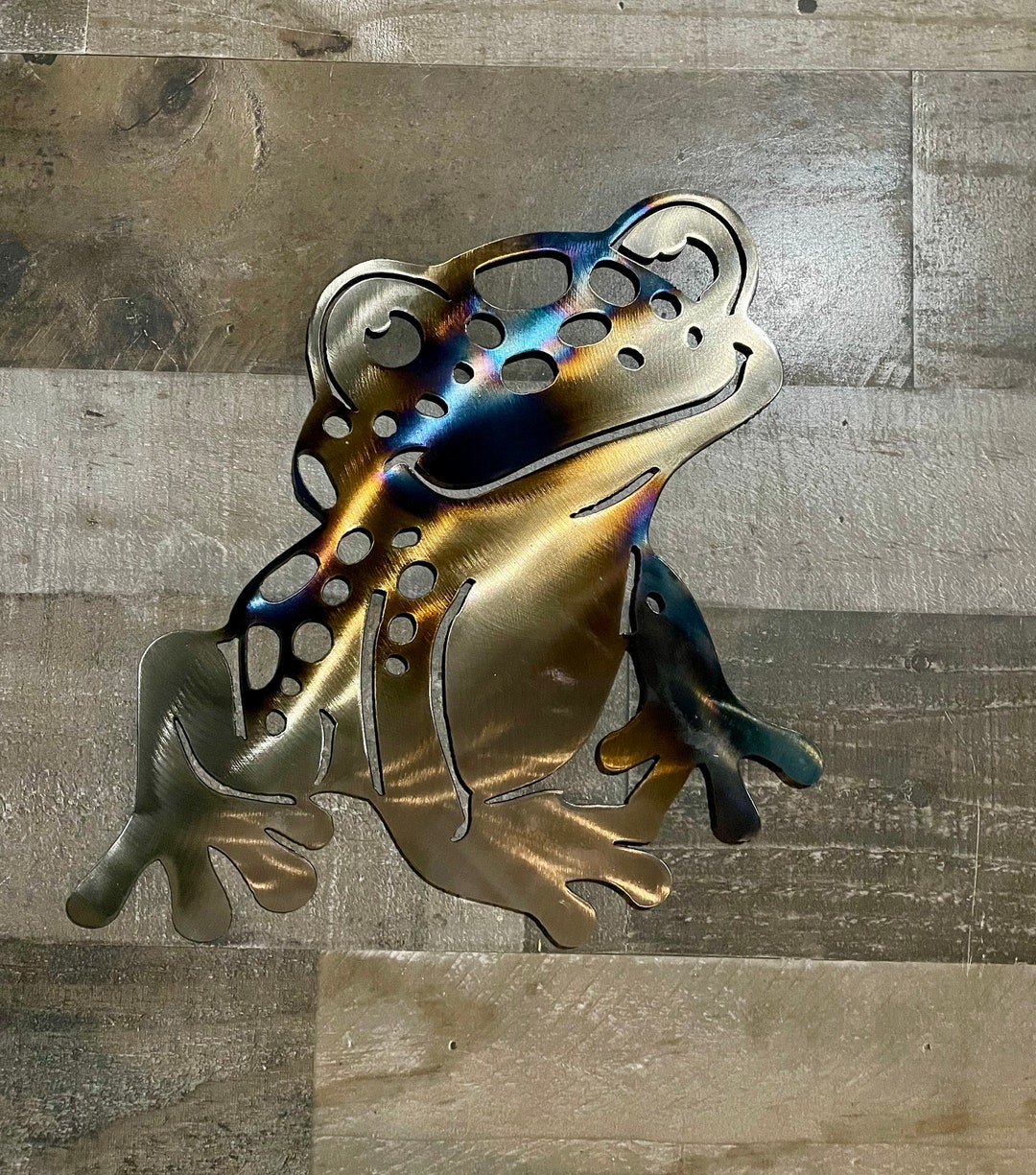 Metal Frog, Frog Metal Decor, Metal Wall Art, Frog Decor, Frog, Metal ...