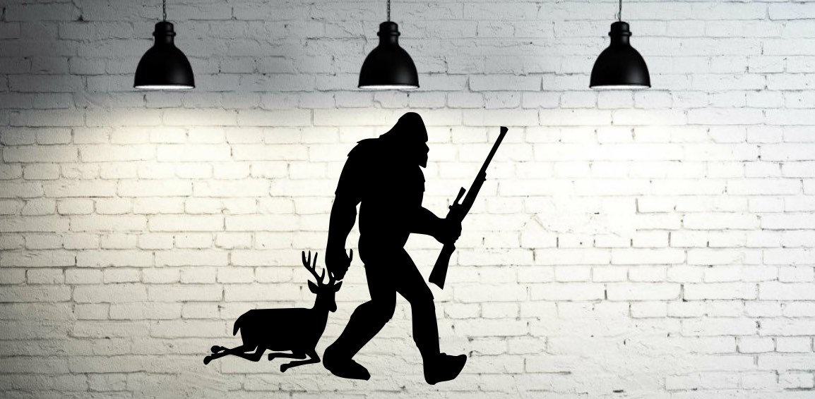 Sasquatch Metal Wall Art Decor - Etsy
