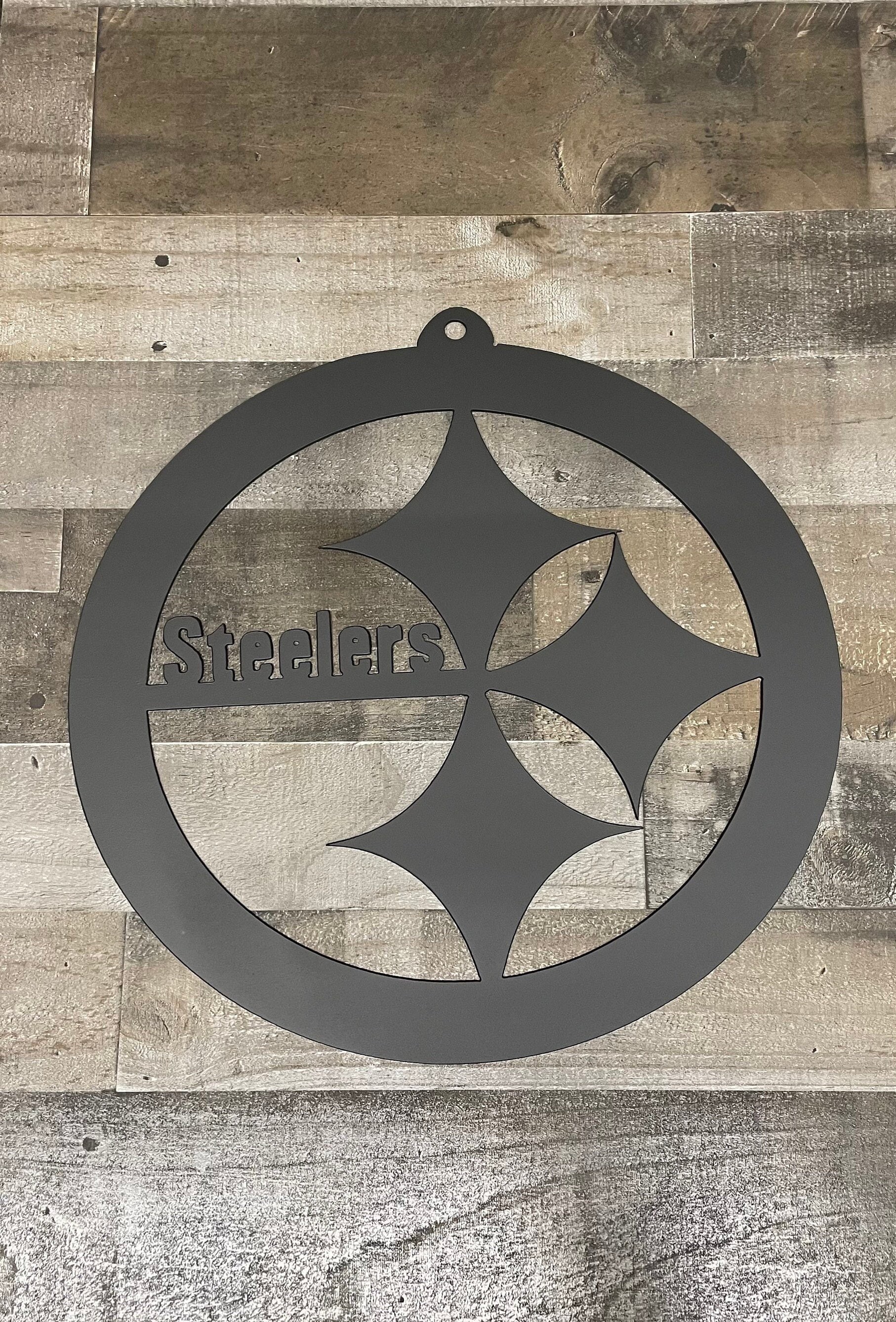 Pittsburgh Steelers Metal Wall Art Decor - Etsy