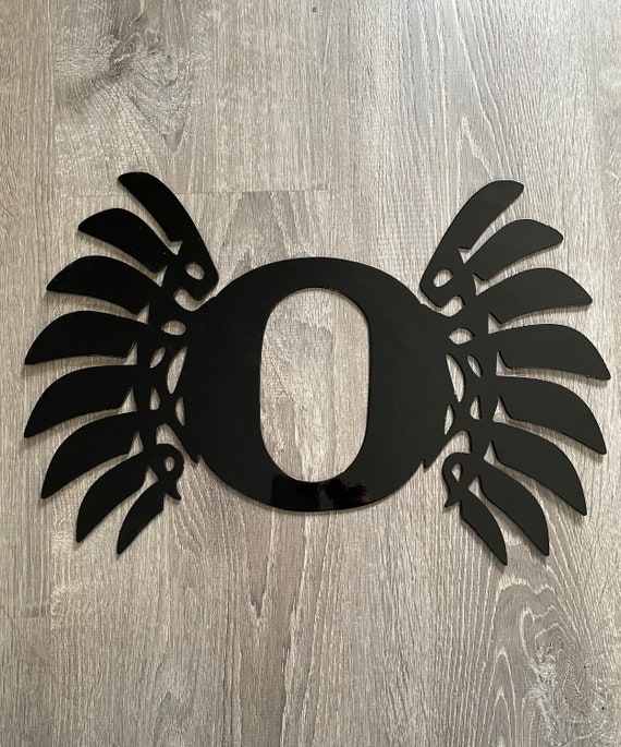 Oregon Ducks Logo Silver