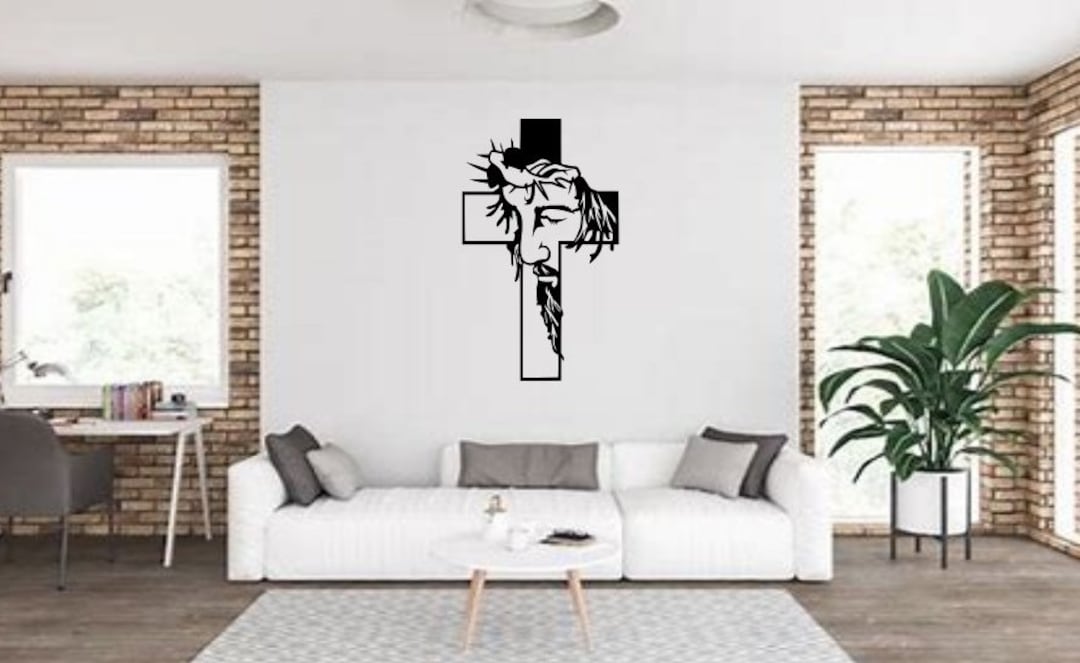 Beautiful Metal Art Decor Cross, Wall Art Cross, Metal Cross, Religious ...