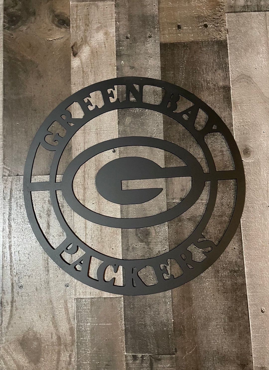 Green Bay Packers Metal Wall Art Sign - 18" Football Decor - Etsy
