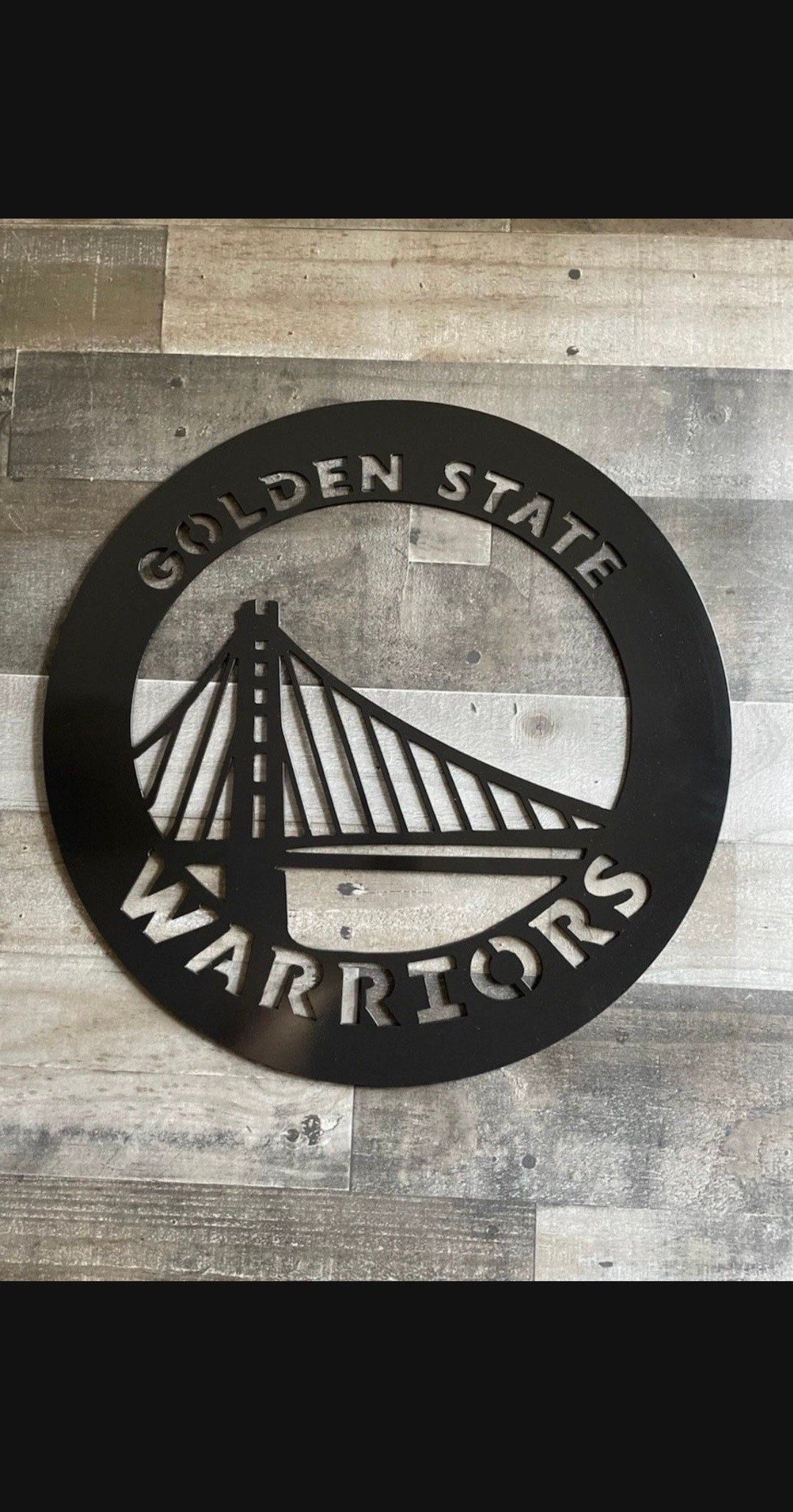 Golden State Metal Wall Decor, Basketball, Golden State Warriors ...