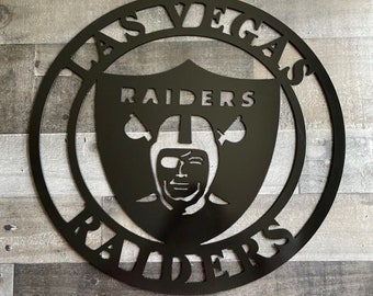 Raiders Logo Metal Plasma Cut Wall Art Home Decor - Etsy