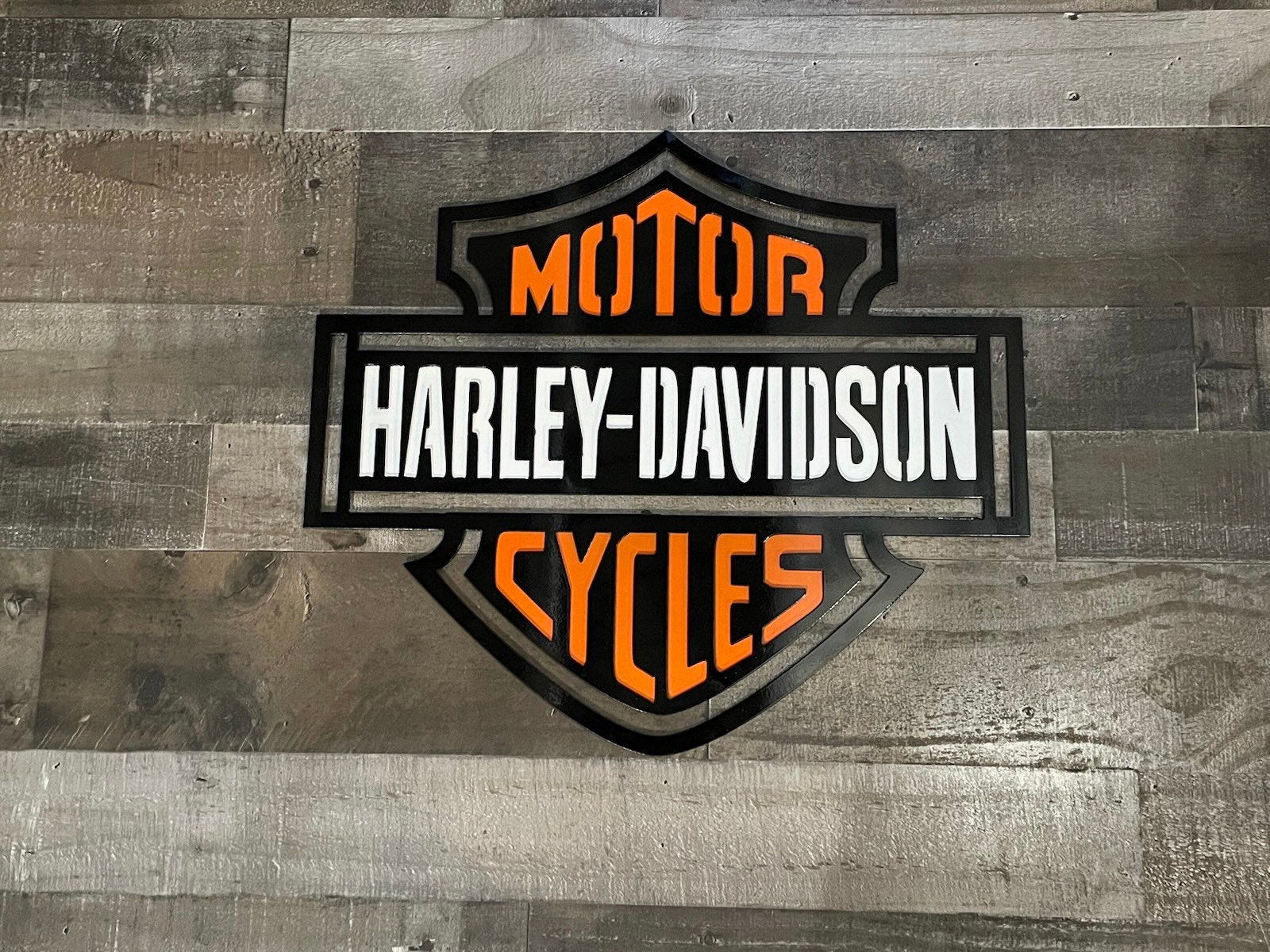 Harley Davidson Harley Davidson Metal Wall Art Motorcycle Metal Wall