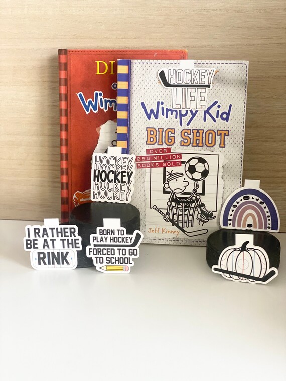 Magnetic Hockey Bookmarks Custom Bookmarks Magnetic - Etsy