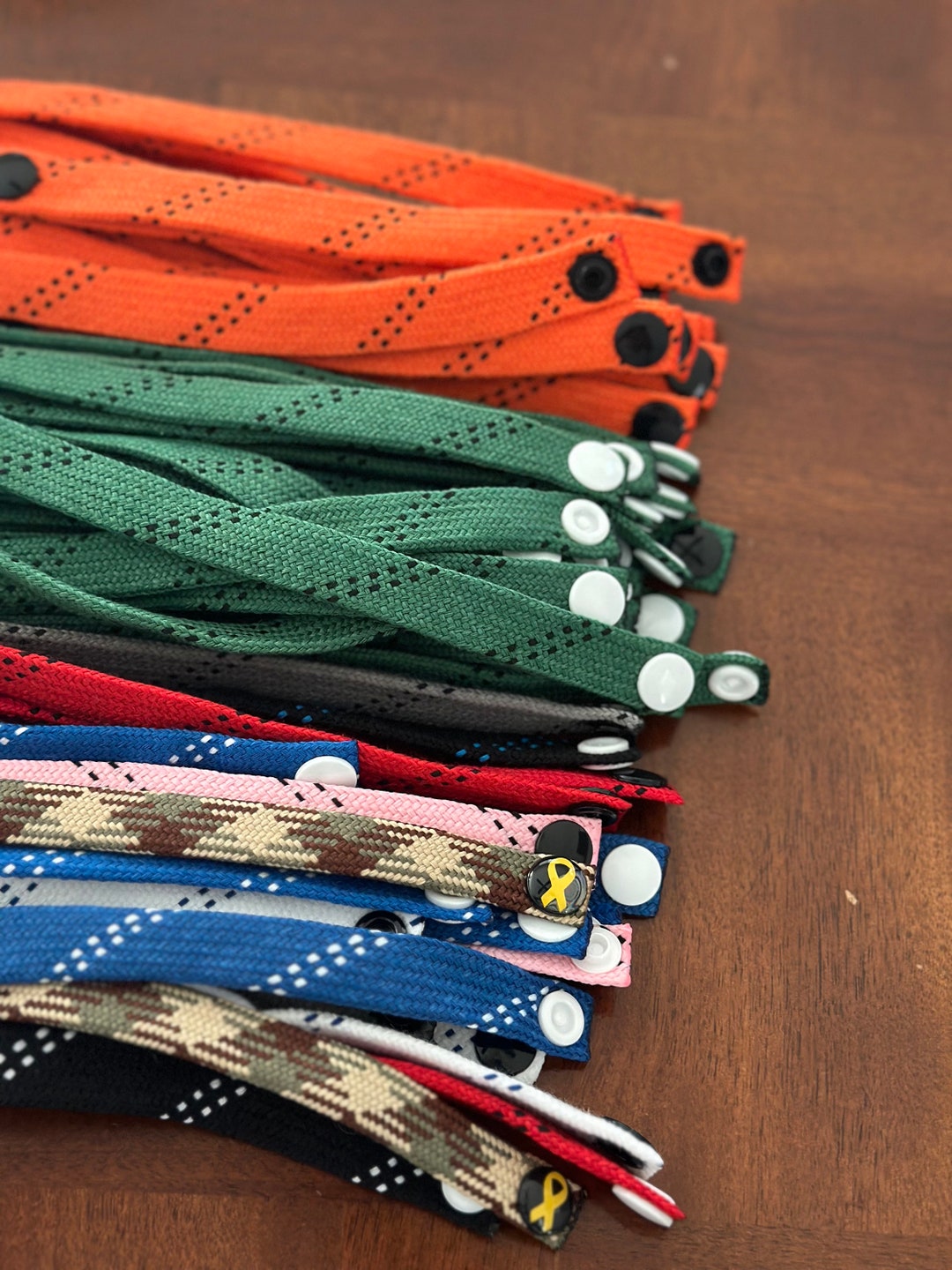 Overstock Hockey Lace Bracelets - Hockey Gifts - Hockey Player Gifts ...