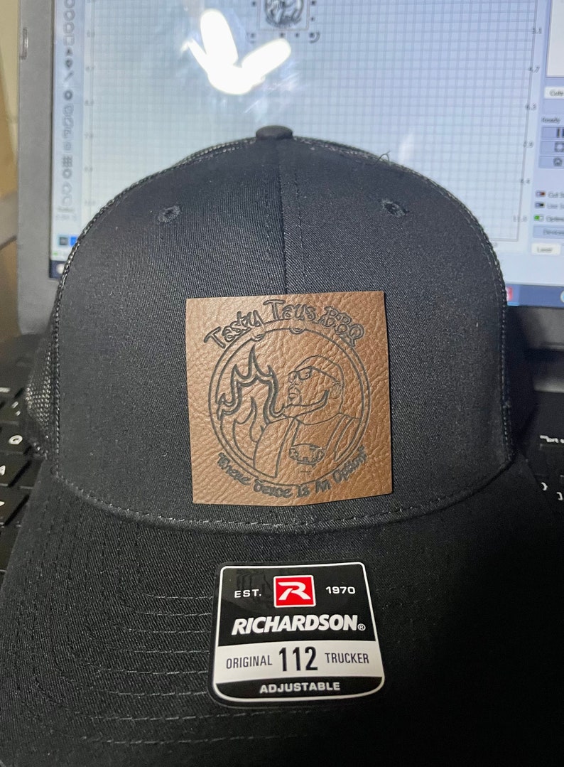 Custom Leather Patch Hat - Etsy
