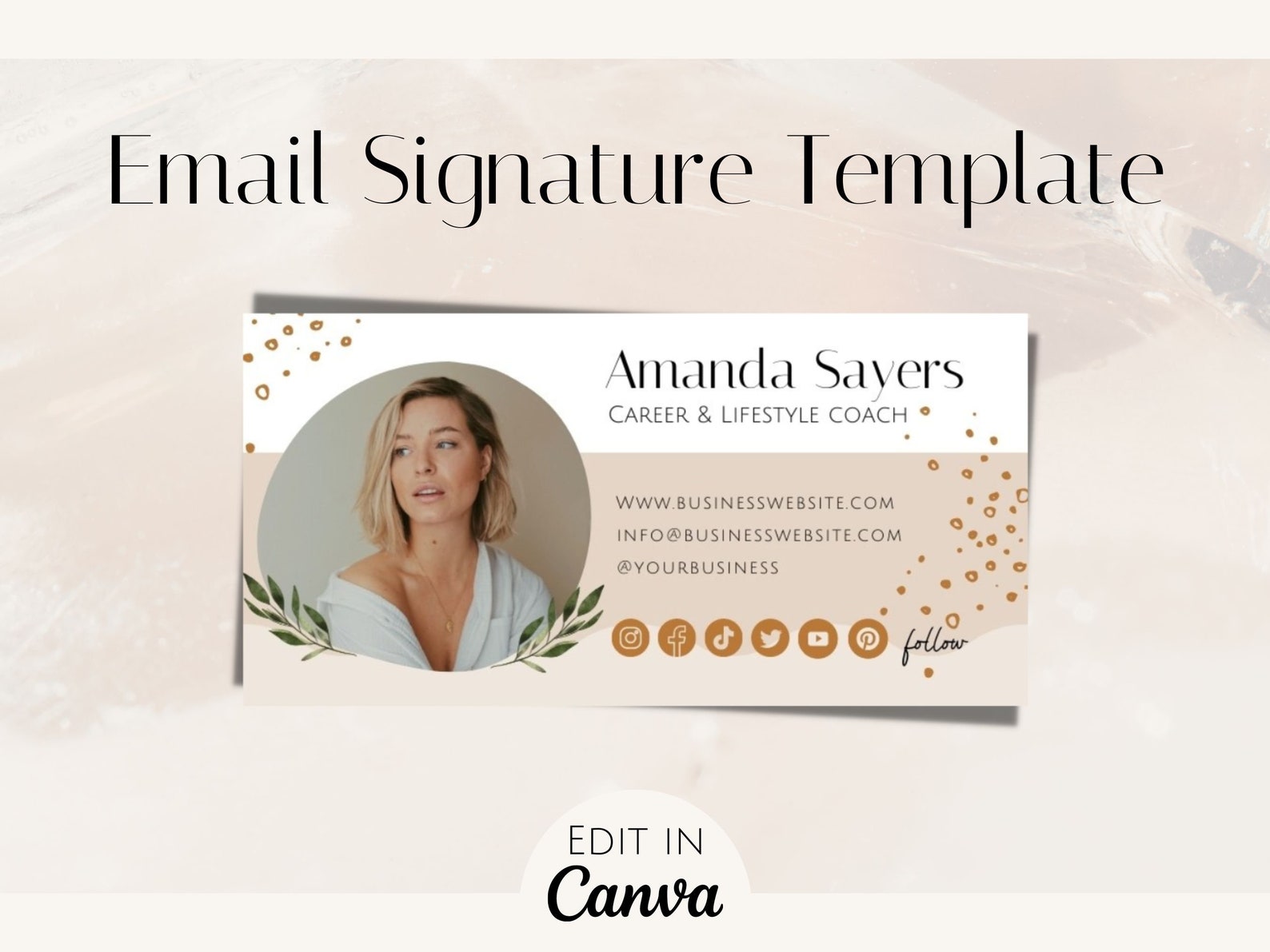 Email Signature Template | Email Signature | Email Template | Signature ...
