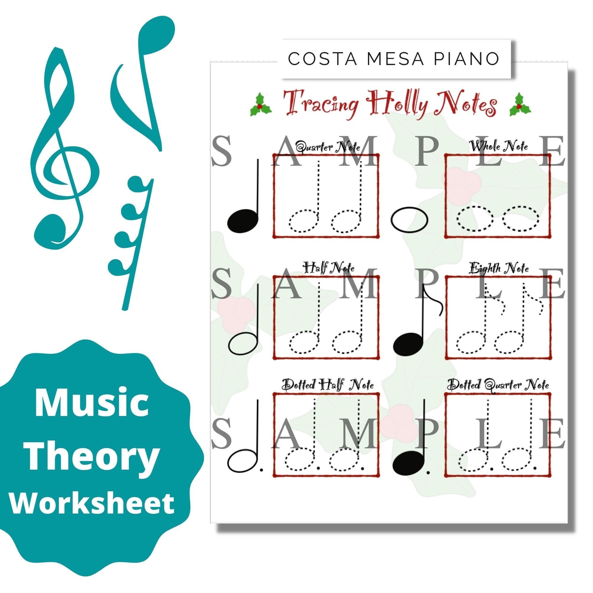 Dotted Notes Worksheet