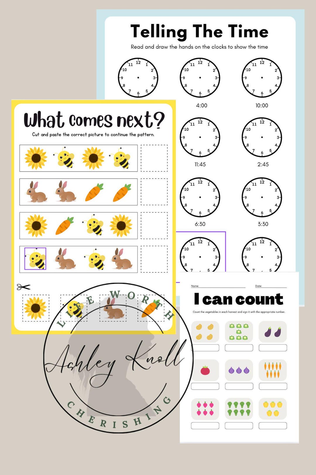 Math for Toddlers - Etsy