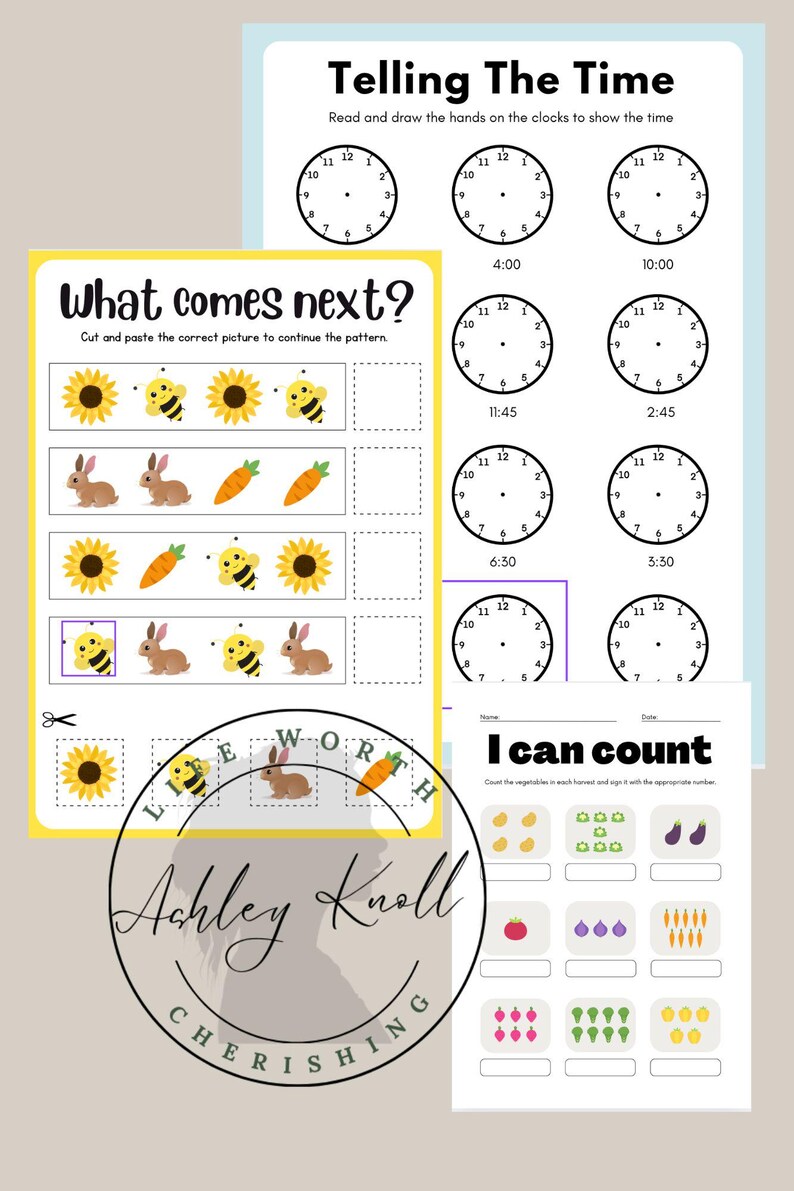 Math for Toddlers - Etsy