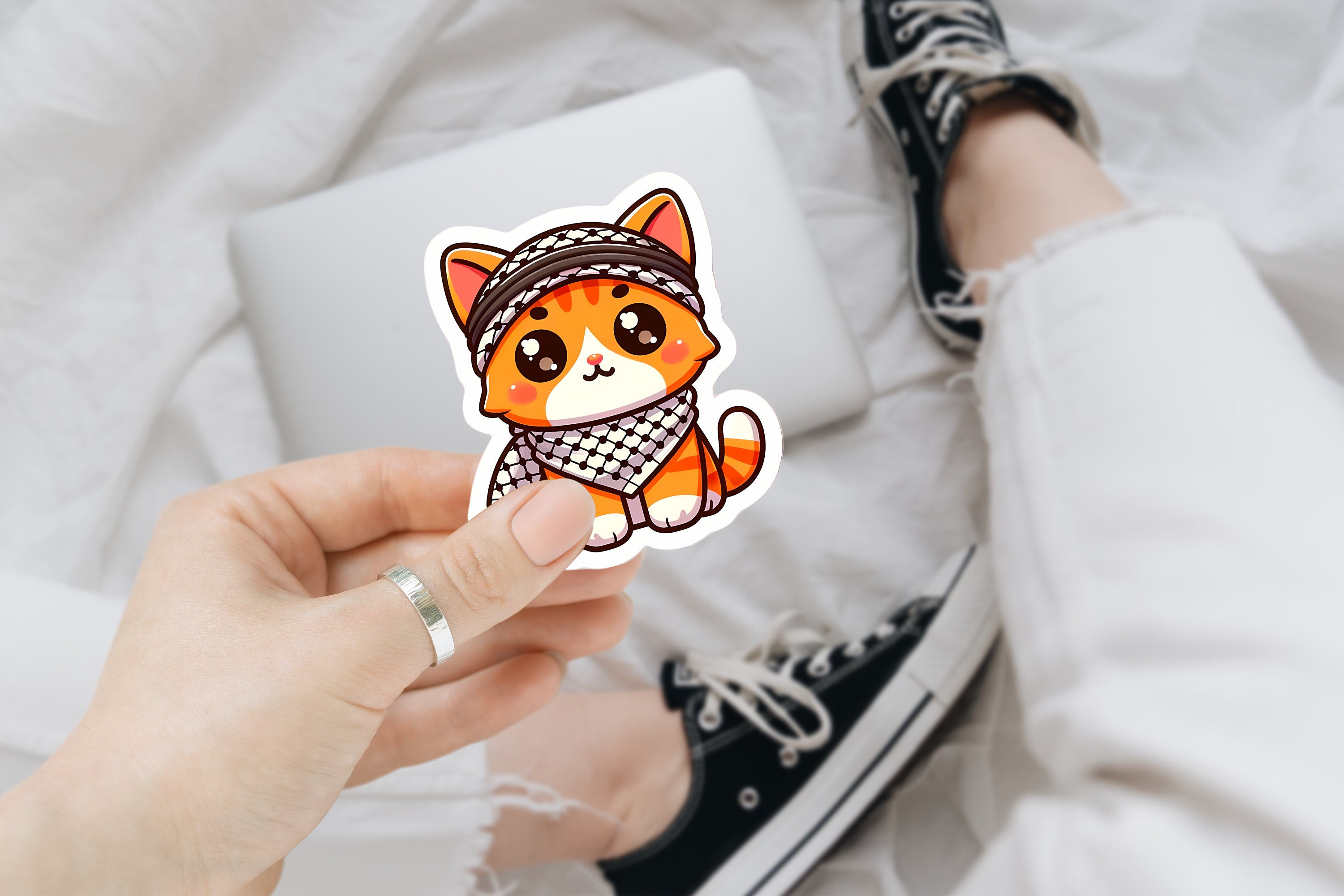 Palestine Sticker Palestine Kitten Free Palestine Palestinian Palestine ...