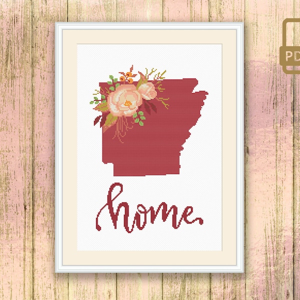 Razorback Cross Stitch Pattern - Etsy