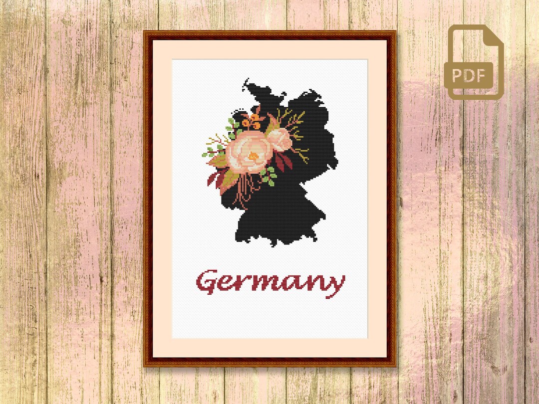 Germany Cross Stitch Pattern, Pattern Germany, Map Belgium Cross Stitch ...
