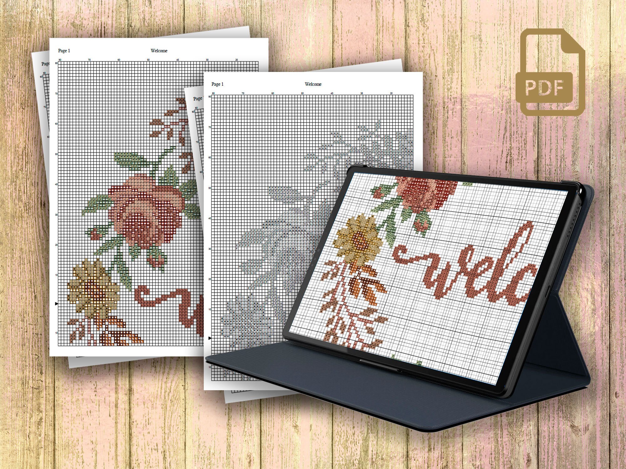 Georgia Cross Stitch Pattern, State of Georgia Cross Stitch Pattern ...
