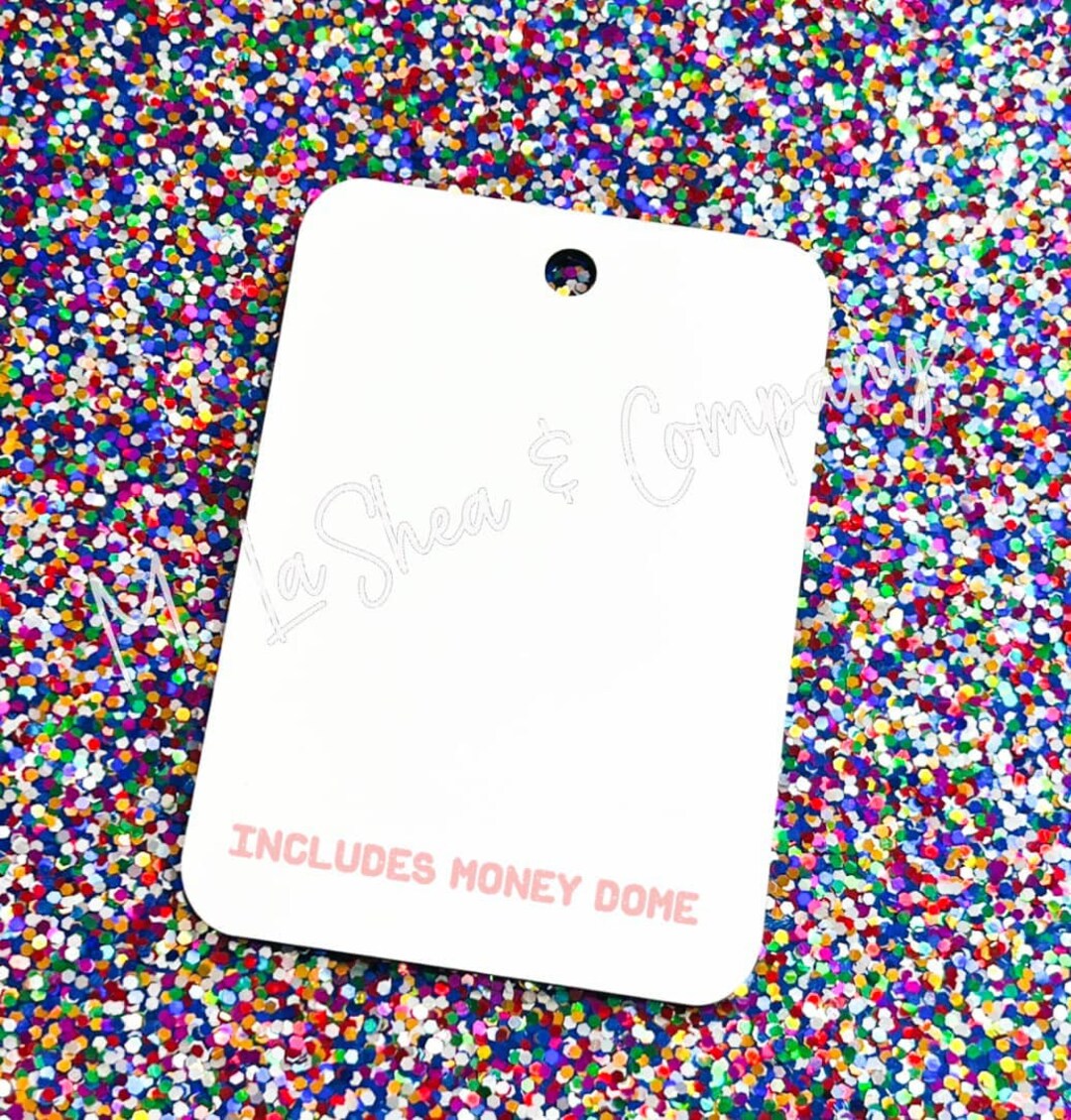 Sublimation Money Card Holders W/circle Hole, Sublimation Blanks, Money ...