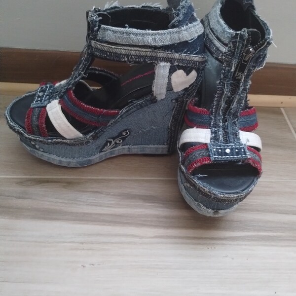 Blue Jean Fabric - Etsy