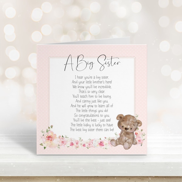 Sister Poem - Etsy